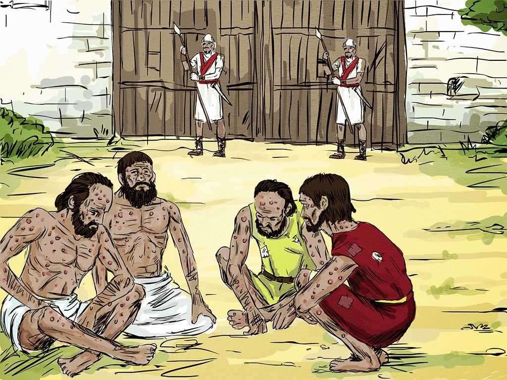 Four Lepers At Samaria EPuzzle Photo Puzzle